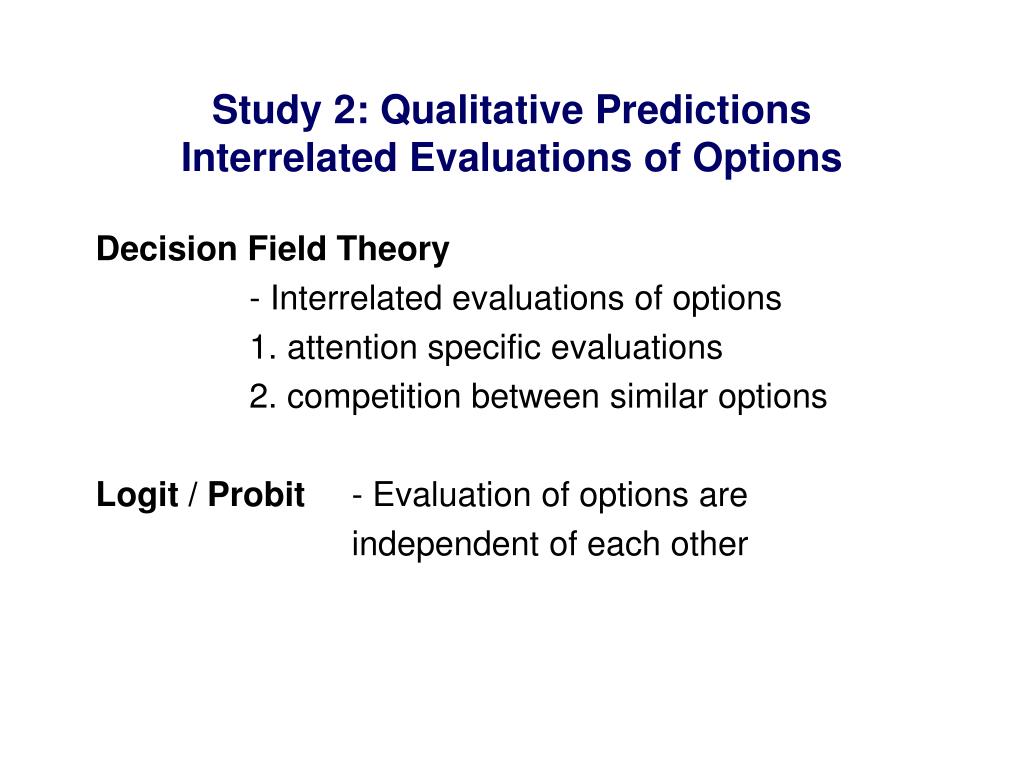Ppt Comparing Sequential Sampling Models With Standard Random Utility Models Powerpoint