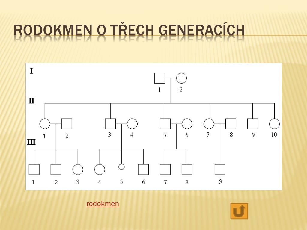 PPT - Název Rodokmen Šablona CZ.1.07/1.4.00/21.2698 Poř.číslo Autor ...