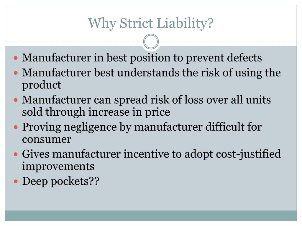 PPT - Products Liability in the United States PowerPoint Presentation ...