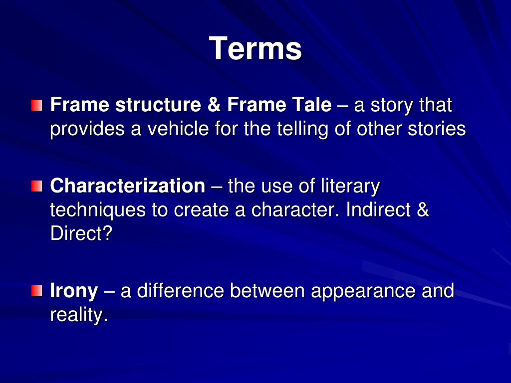 Frame Tale Definition Literature at Marion Akers blog