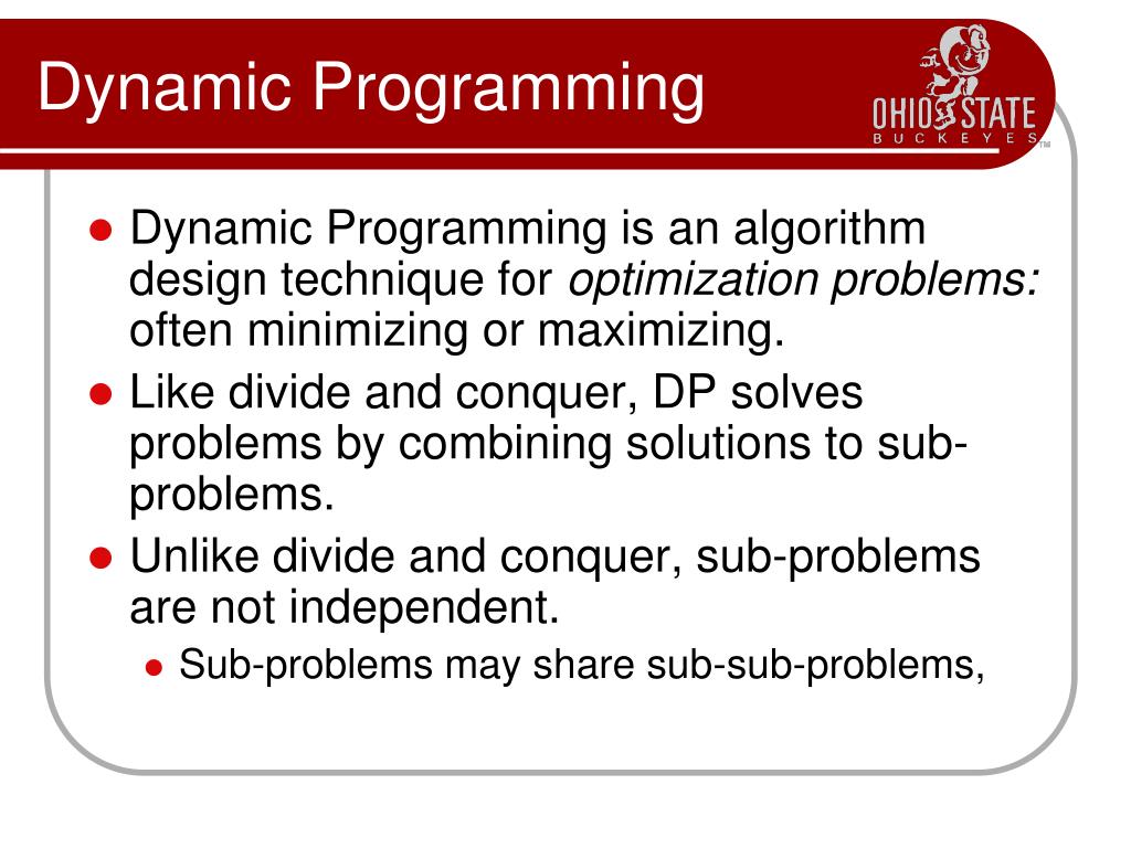 Ppt Introduction To Algorithms Dynamic Programming Powerpoint Presentation Id1903670