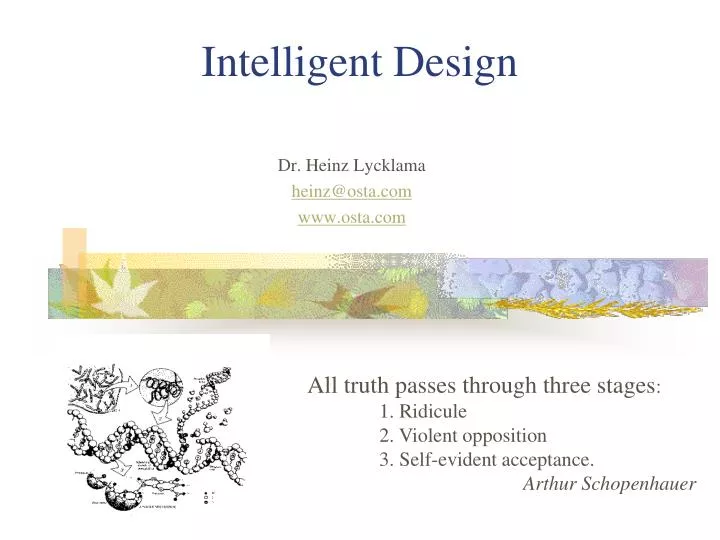 PPT - Intelligent Design PowerPoint Presentation, free download - ID ...