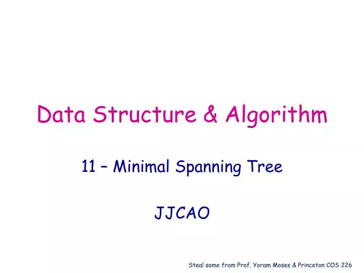 Ppt Data Structure And Algorithm Powerpoint Presentation Free Download