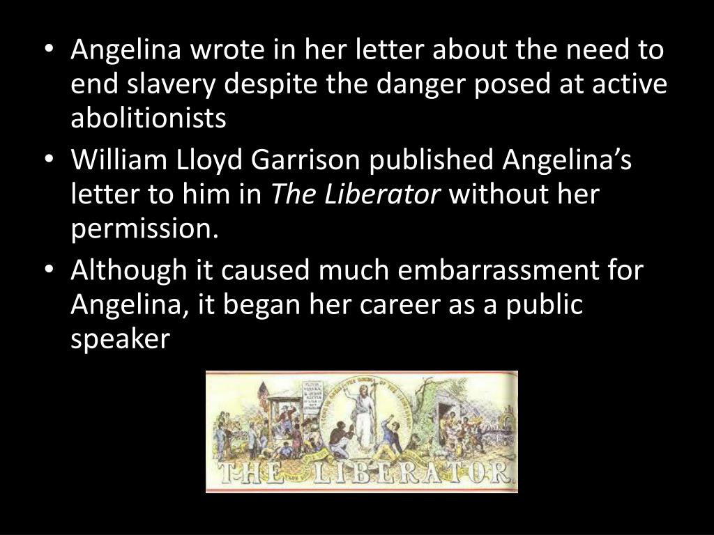 PPT - Sarah and Angelina Grimke PowerPoint Presentation, free download ...