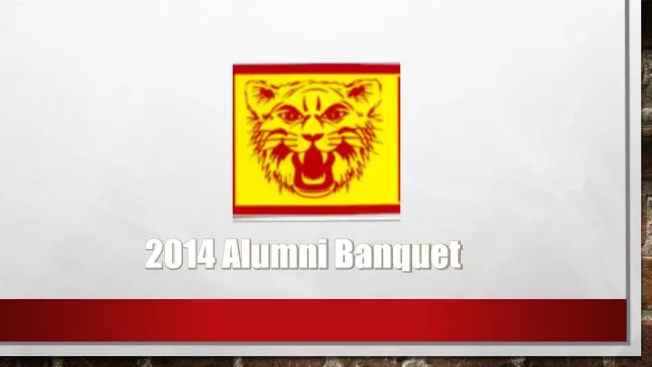 PPT - 2014 Alumni Banquet PowerPoint Presentation, free download - ID ...