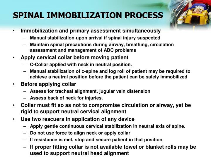 PPT - SPINAL IMMOBILIZATION PowerPoint Presentation - ID:1904728