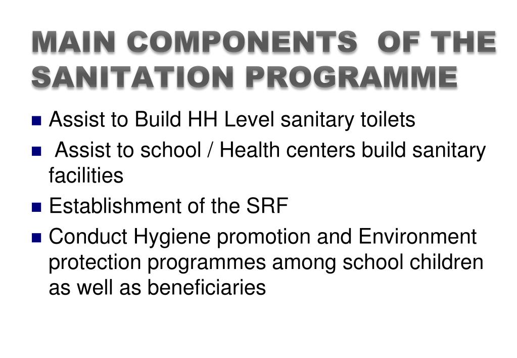 PPT - NEP WASH PROJECT SANITATION PROGRAMME A.H.GUNAPALA CHIEF ...