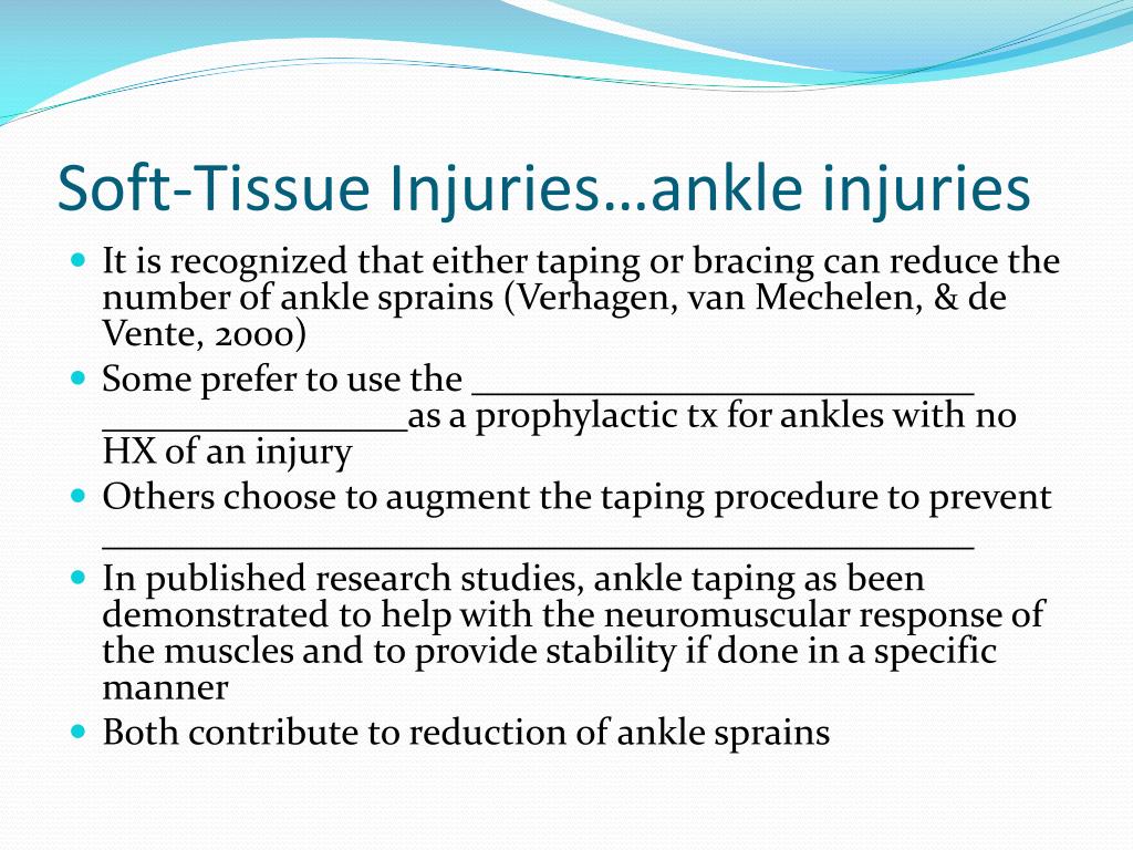 PPT - Injuries to the Lower Leg, Ankle, and Foot PowerPoint ...