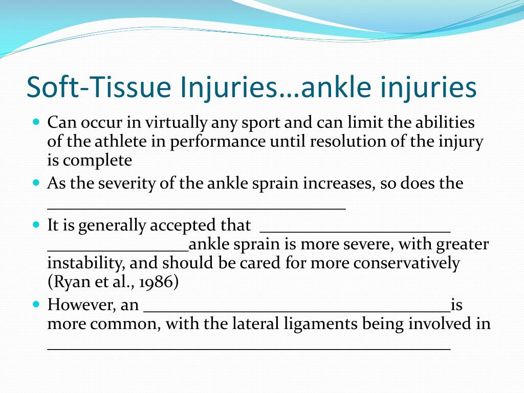 PPT - Injuries to the Lower Leg, Ankle, and Foot PowerPoint ...