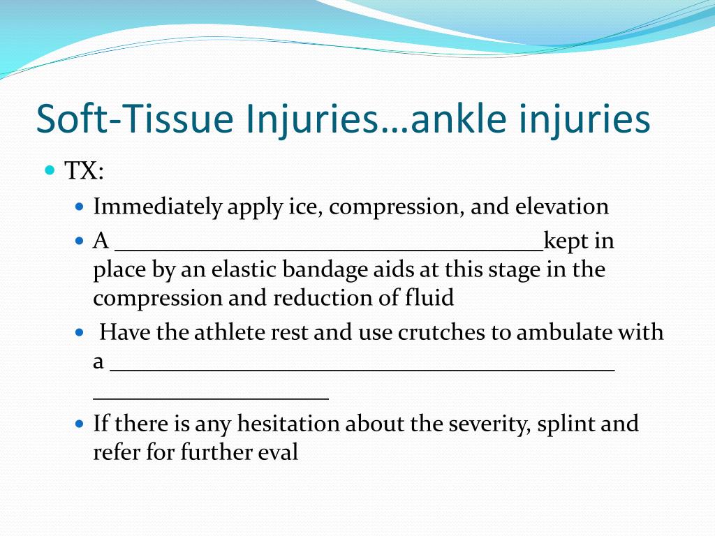PPT - Injuries to the Lower Leg, Ankle, and Foot PowerPoint ...