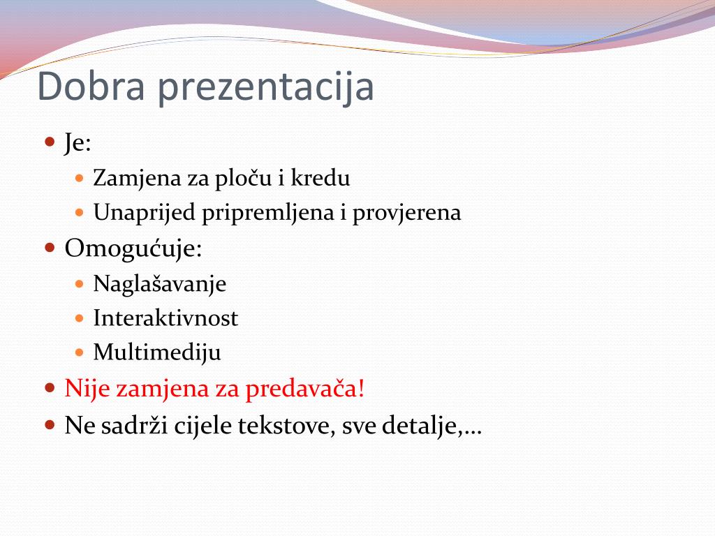 PPT - Prezentiranje ( i ) prezentacije PowerPoint Presentation, free ...