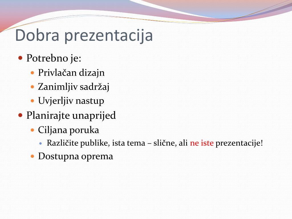 PPT - Prezentiranje ( i ) prezentacije PowerPoint Presentation, free ...