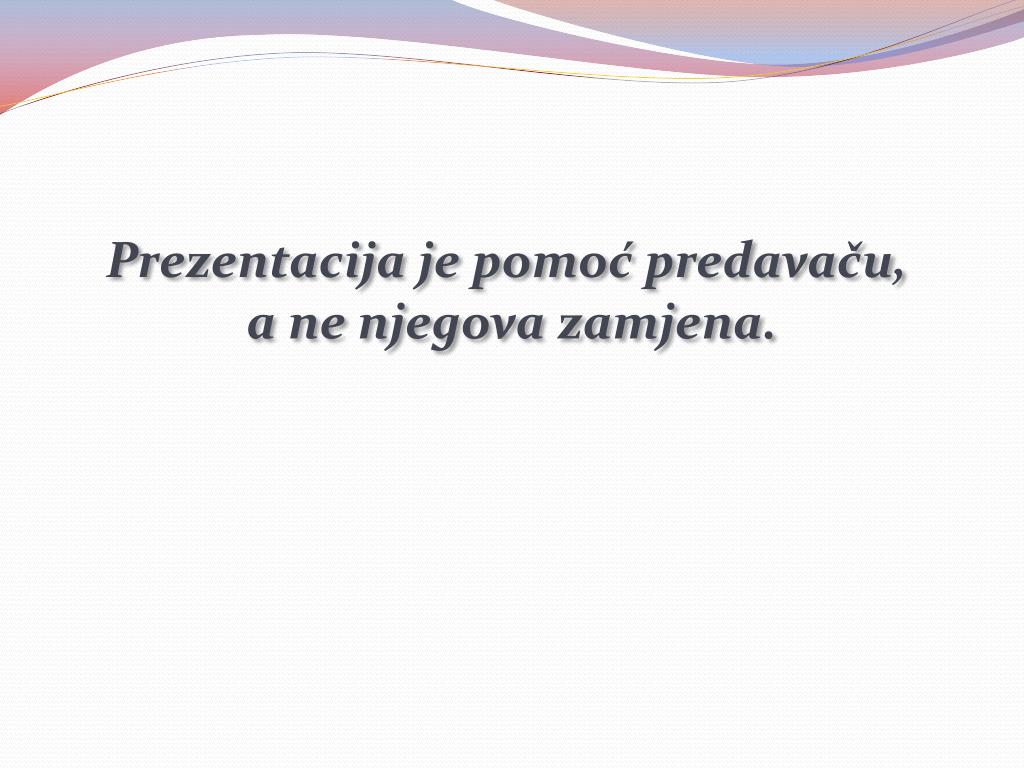 PPT - Prezentiranje ( i ) prezentacije PowerPoint Presentation, free ...