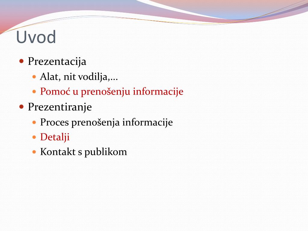 PPT - Prezentiranje ( i ) prezentacije PowerPoint Presentation, free ...