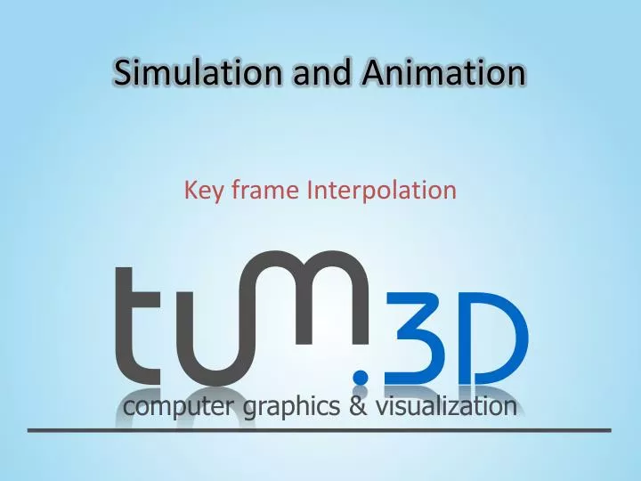PPT - Simulation and Animation PowerPoint Presentation, free download ...