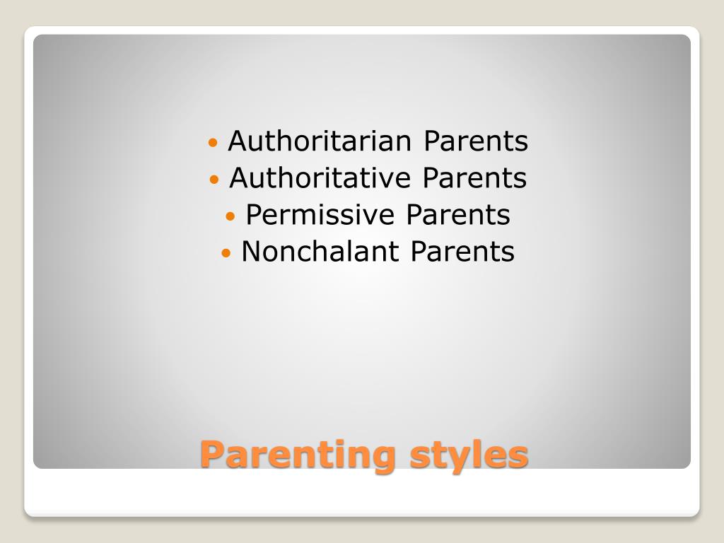 PPT - Parenting in the 21 st century; the roles and responsibilities of ...