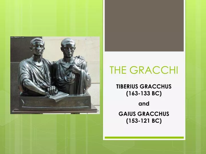PPT - THE GRACCHI PowerPoint Presentation, free download - ID:1905823