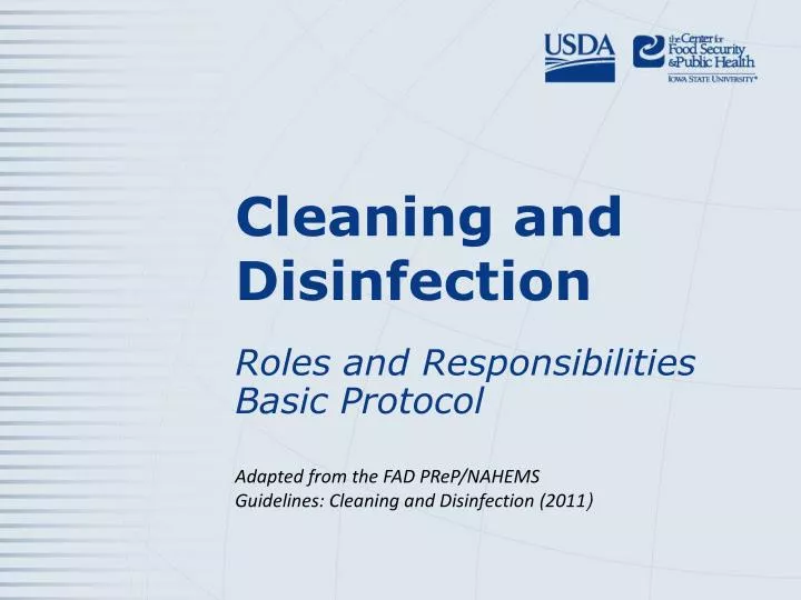 PPT - Cleaning and Disinfection PowerPoint Presentation, free download ...