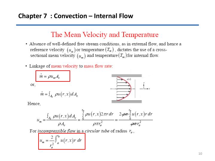 PPT - Chapter 8 : Convection – Internal Flow PowerPoint Presentation ...