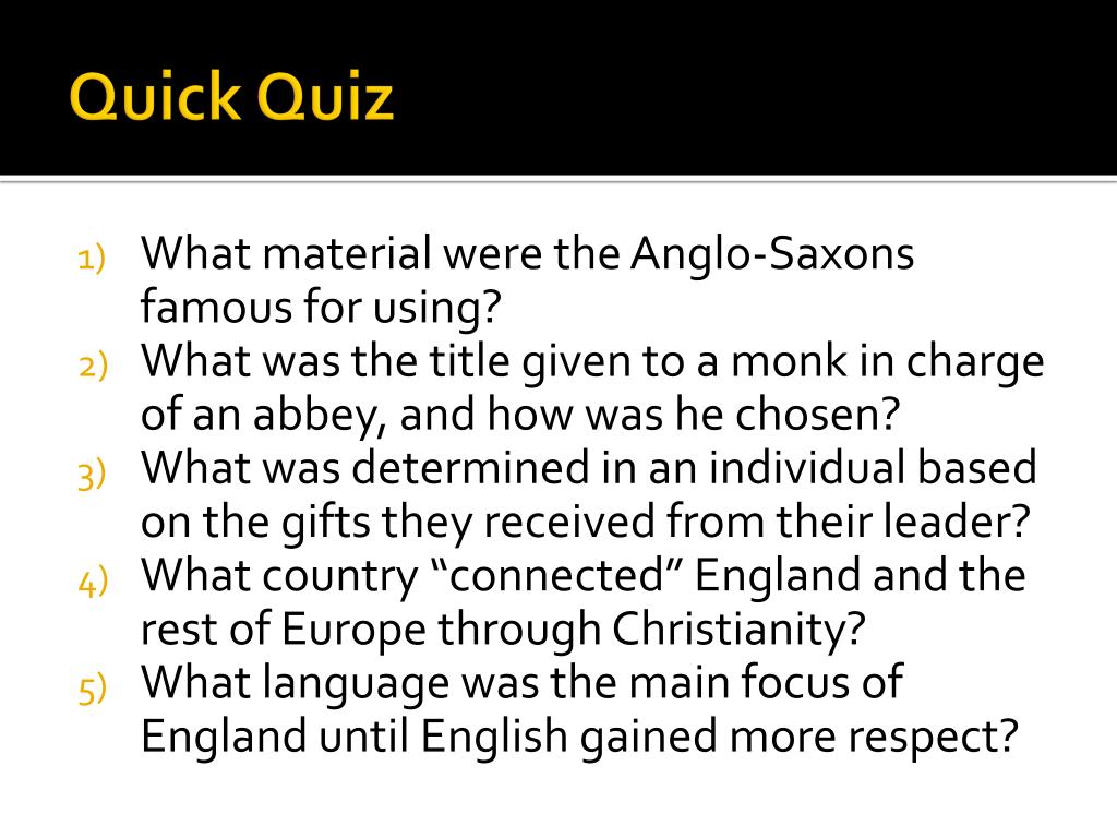 PPT - Anglo-Saxon Life : The Warm Hall, The Cold World PowerPoint ...