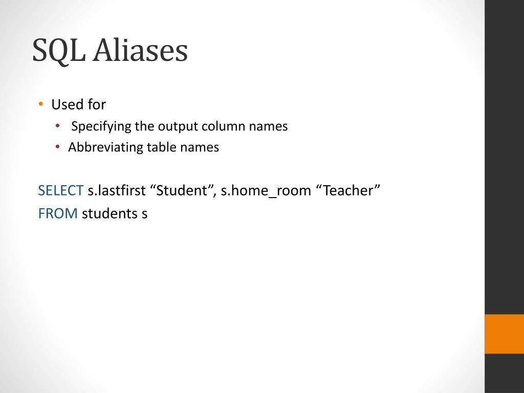 Ppt An Intro To Writing Sql Queries And Using The Sqlreports Customization For Powerschool 5807
