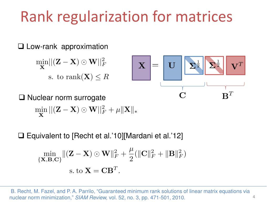 Ppt Inference Of Poisson Count Processes Using Low Rank Tensor Data Powerpoint Presentation