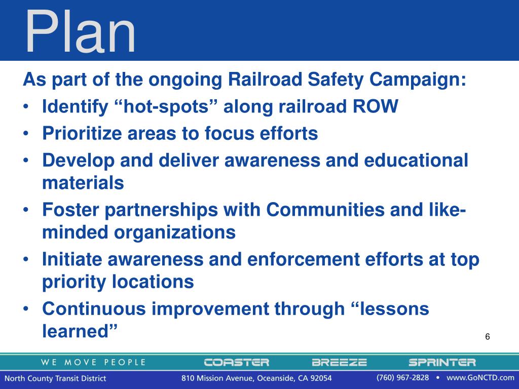 PPT - Railroad Safety Campaign PowerPoint Presentation, free download ...