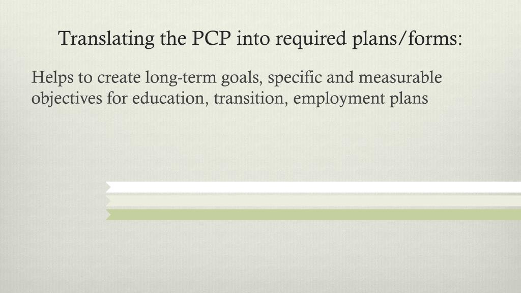 PPT - Personal Futures Planning: Empowering individuals to plan for ...