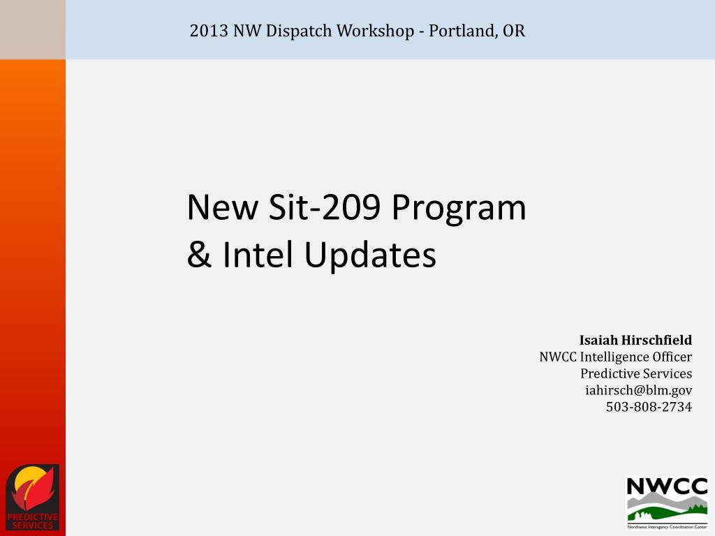 PPT - Isaiah Hirschfield NWCC Intelligence Officer Predictive Services ...