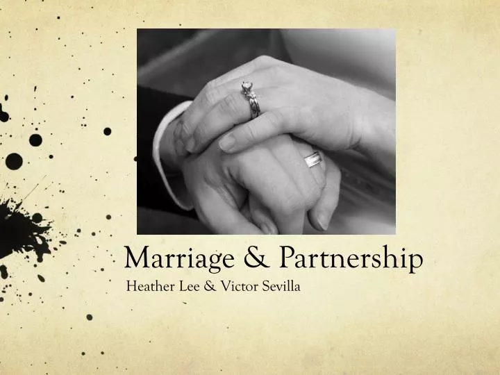 PPT - Marriage & Partnership PowerPoint Presentation, free download ...