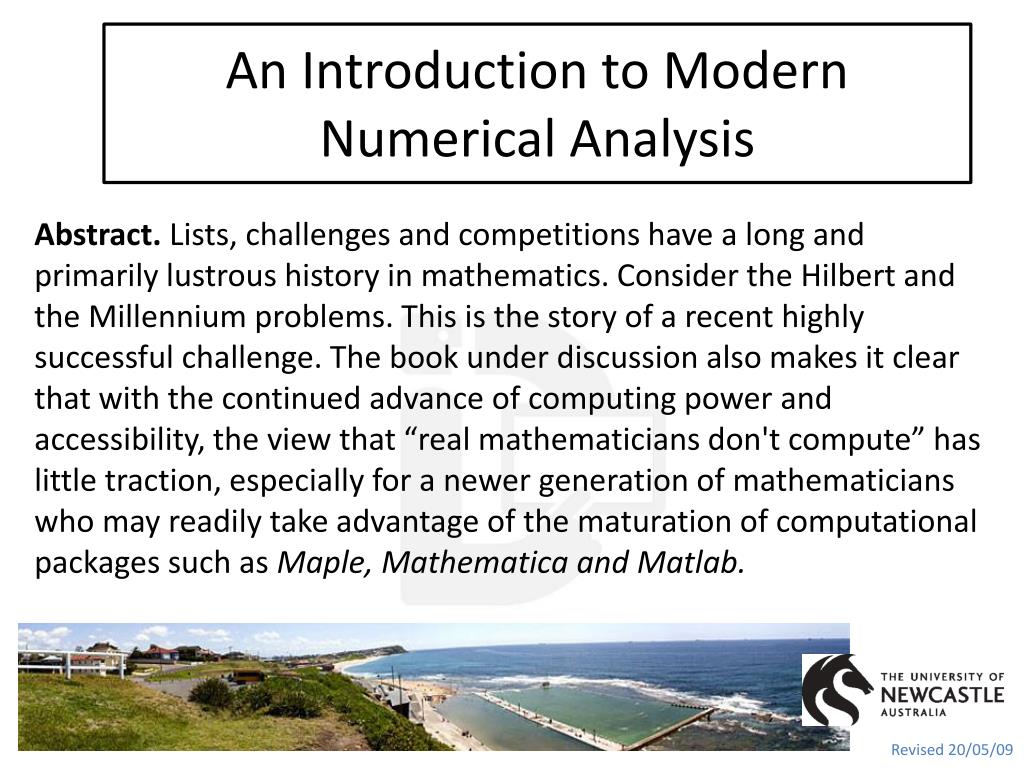 PPT - The 100 Digit--100 Dollar Challenge: An Introduction to Modern ...