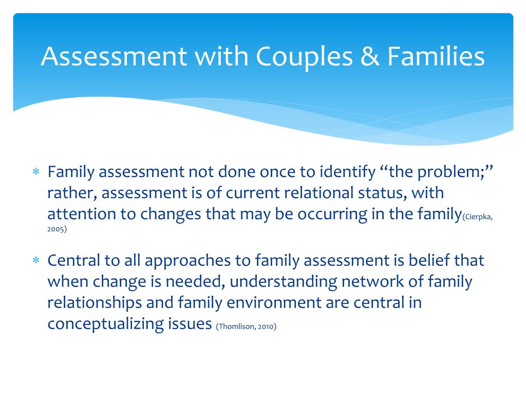 PPT - Assessment in Marriage and Family Counseling PowerPoint ...