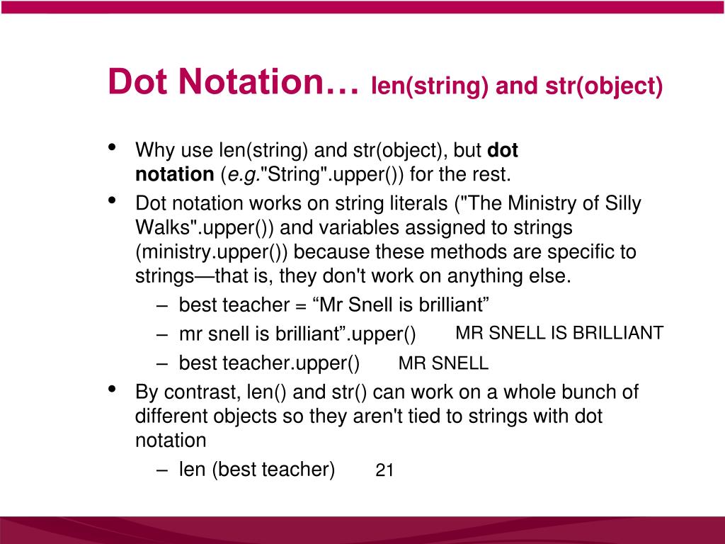Mastering Pythons Dot Notation A Comprehensive Guide Codequery