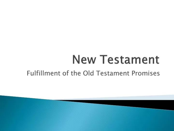 PPT - New Testament PowerPoint Presentation, free download - ID:1908383