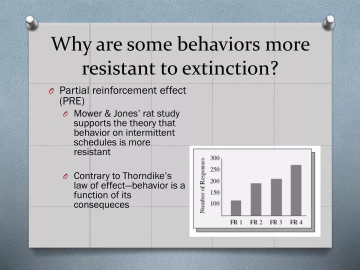 PPT - Why are some behaviors more resistant to extinction? PowerPoint ...