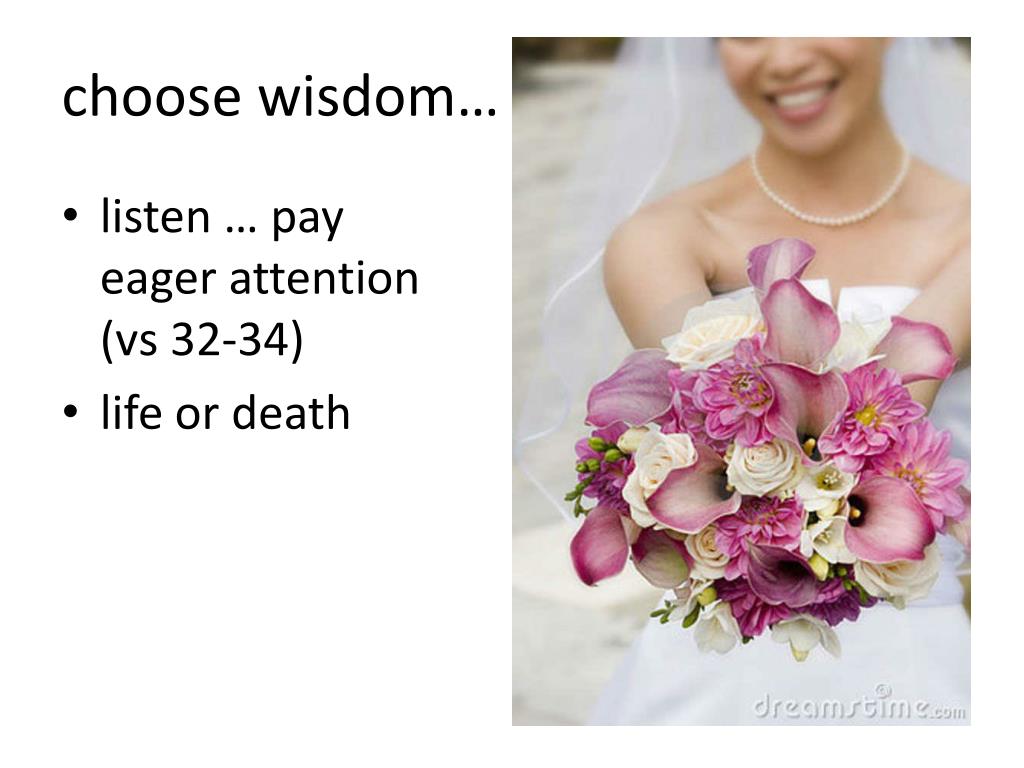 PPT - Skilful Living 4 Proverbs 8:1-36 - An Invitation from Lady Wisdom ...
