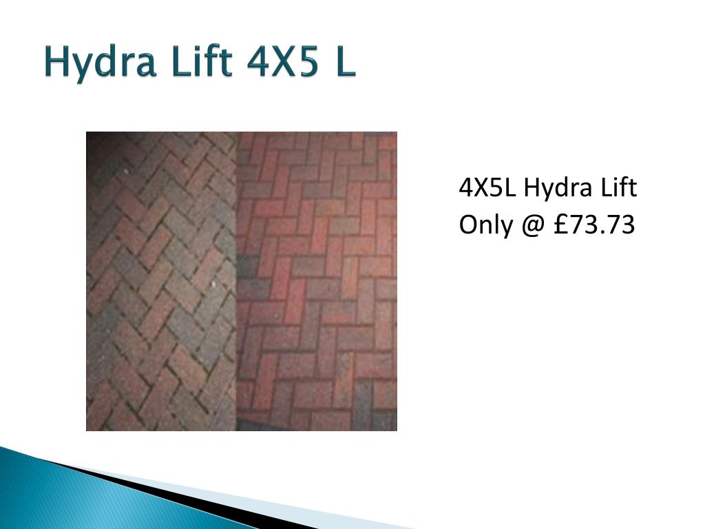 PPT - Hydra Lift - Make Clean Brick and Patio PowerPoint Presentation ...