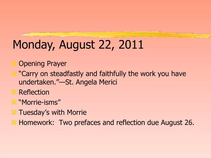 PPT - Opening Prayer PowerPoint Presentation, free download - ID:1909049