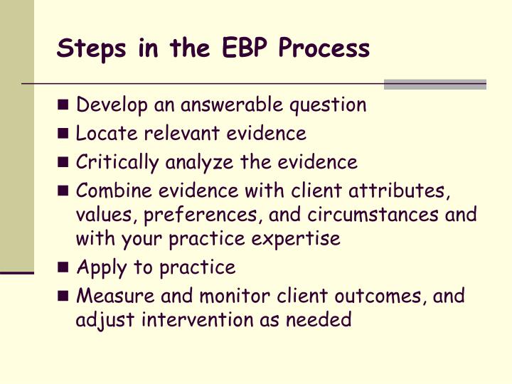 PPT - Outcome-Informed Evidence-Based Practice John G. Orme & Terri ...