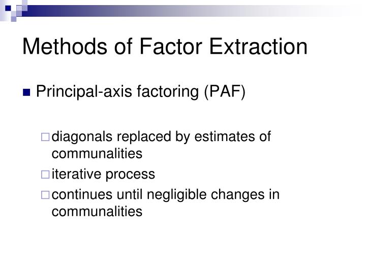 PPT - EXPLORATORY FACTOR ANALYSIS (EFA) PowerPoint Presentation - ID ...