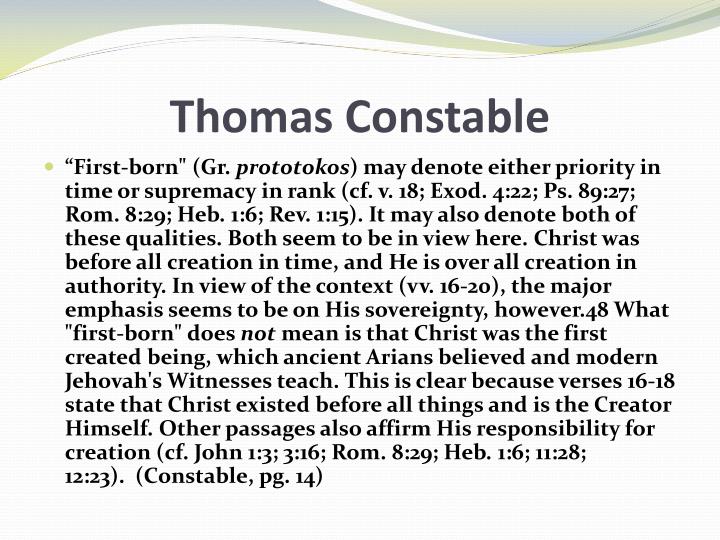 PPT - Colossians 1:15-20 PowerPoint Presentation - ID:1909329