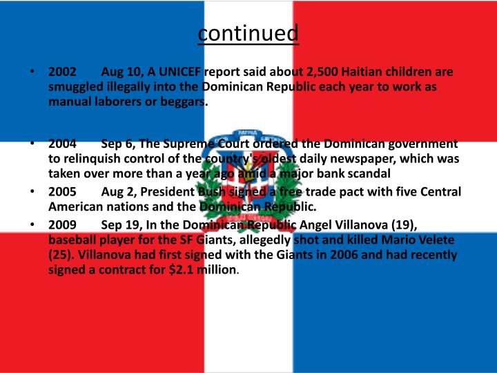 PPT - Dominican Republic Timeline PowerPoint Presentation - ID:1909369