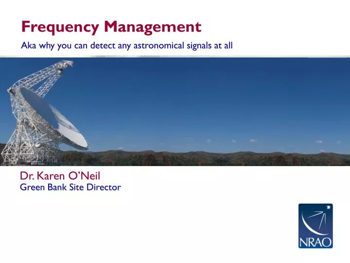 PPT - Frequency Management PowerPoint Presentation, free download - ID ...