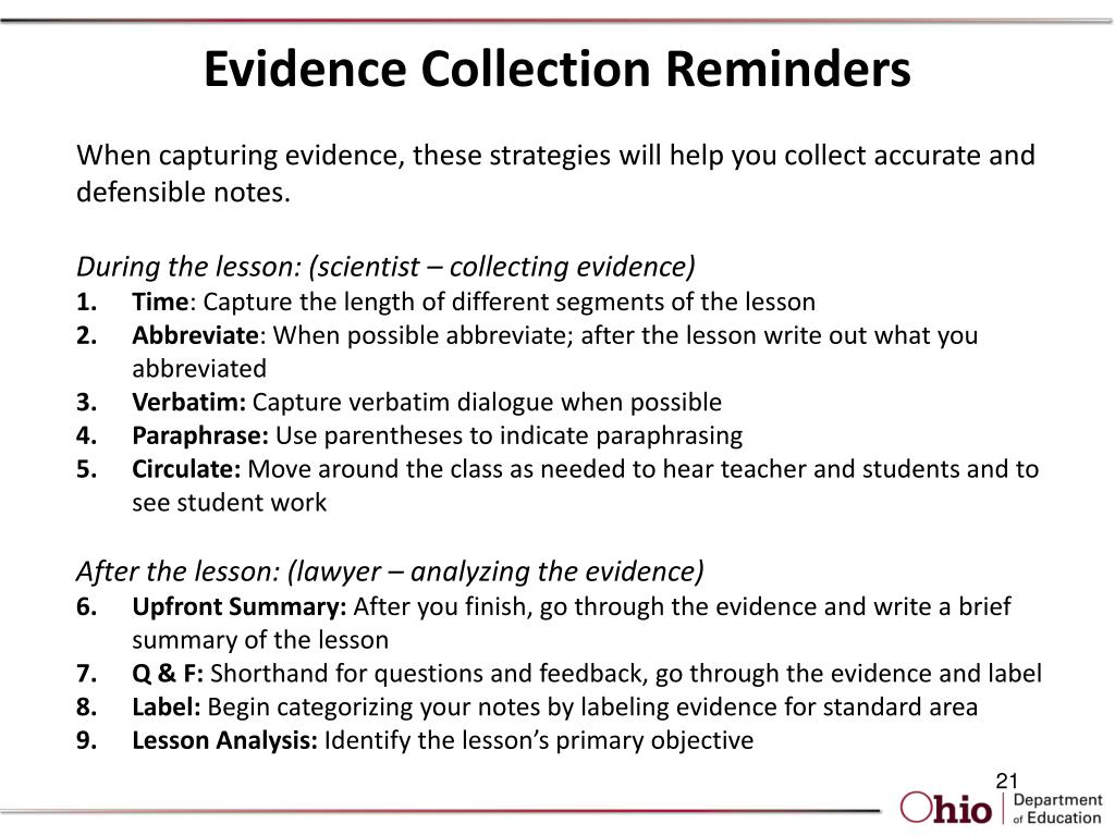 PPT - Ohio Teacher Evaluation System: Assessment of Teacher Performance ...