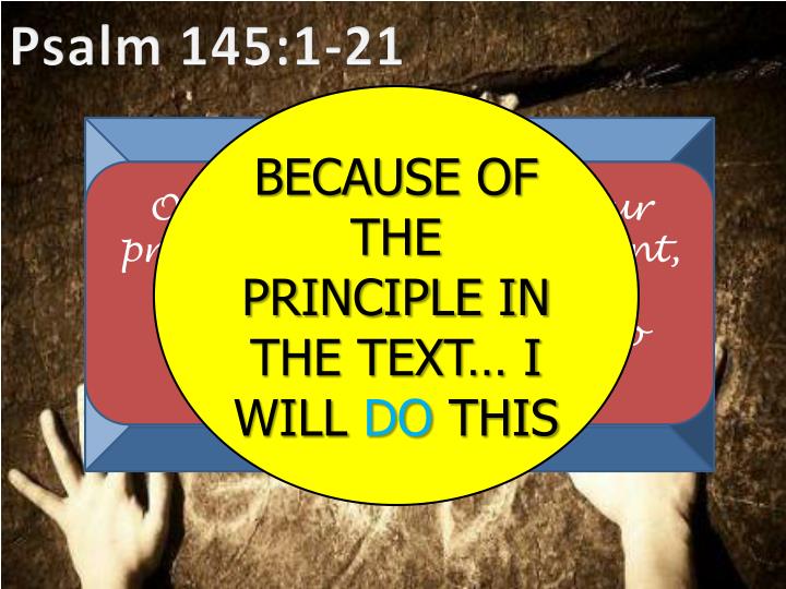 PPT - Psalm 145:1-21 PowerPoint Presentation - ID:1909632