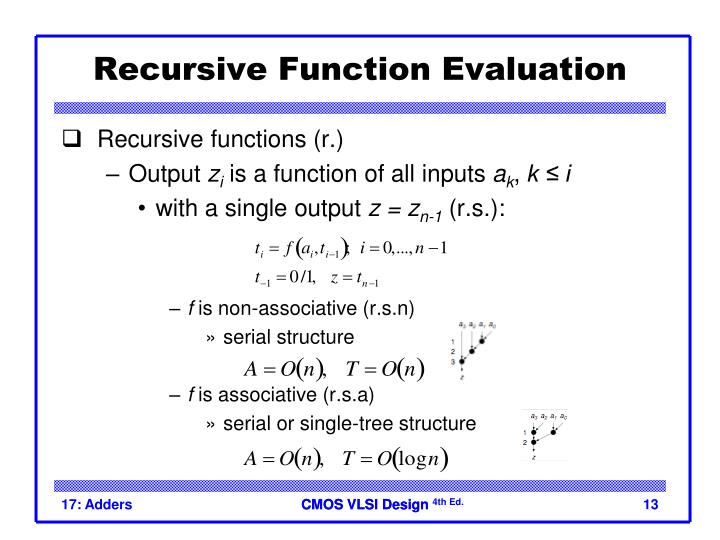 PPT - Lecture 17: Adders PowerPoint Presentation - ID:1909818