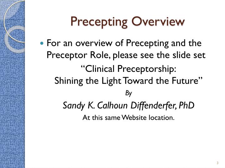 PPT - Preceptor Orientation For the Nurse Practitioner Program ...