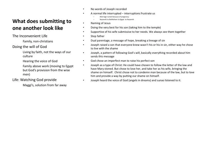 PPT - What does submitting to one another look like PowerPoint ...