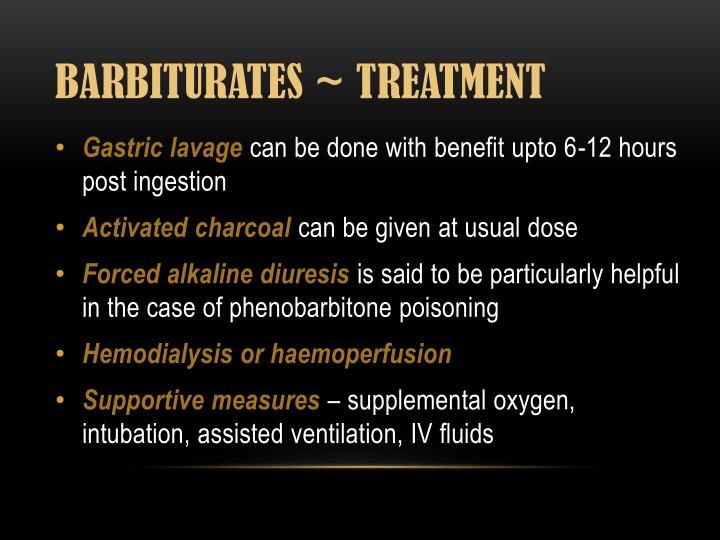 PPT - BARBITURATE & BENZODIAZEPINE POISONING PowerPoint Presentation ...