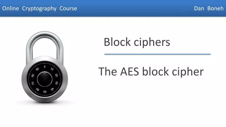 PPT - The AES block cipher PowerPoint Presentation, free download - ID ...